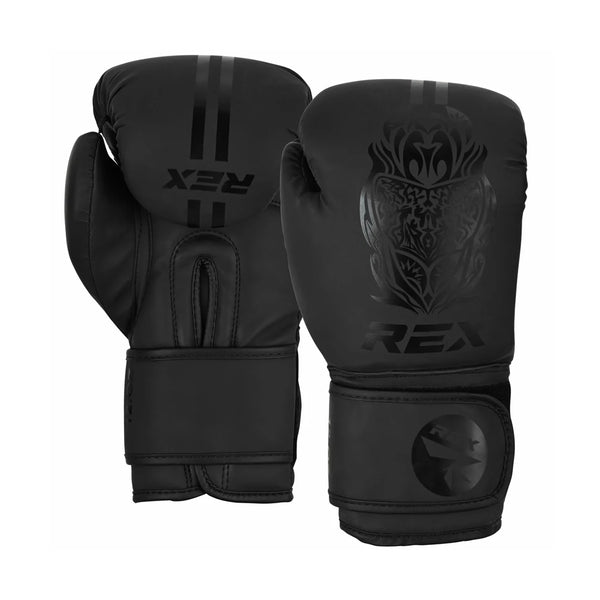 REX WARRIOR Black Boxing Gloves – UK Best Boxing Wears Store-rexboxinggear
