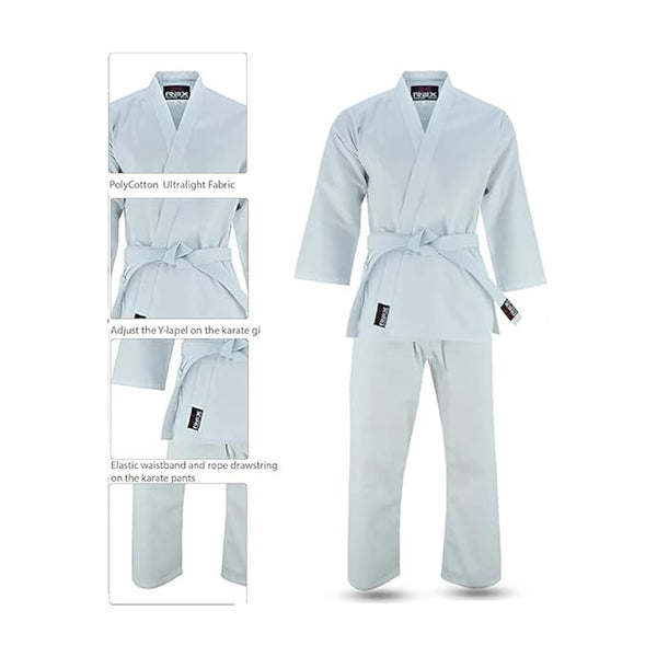 Rex Professional White Karate Uniform – UK Best Boxing Wears Store ...